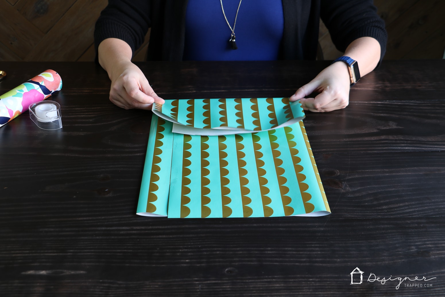 How To Make A Gift Bag From Wrapping Paper