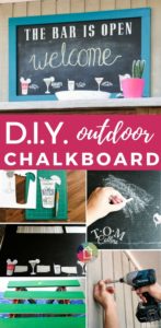DIY Outdoor Chalkboard Tutorial