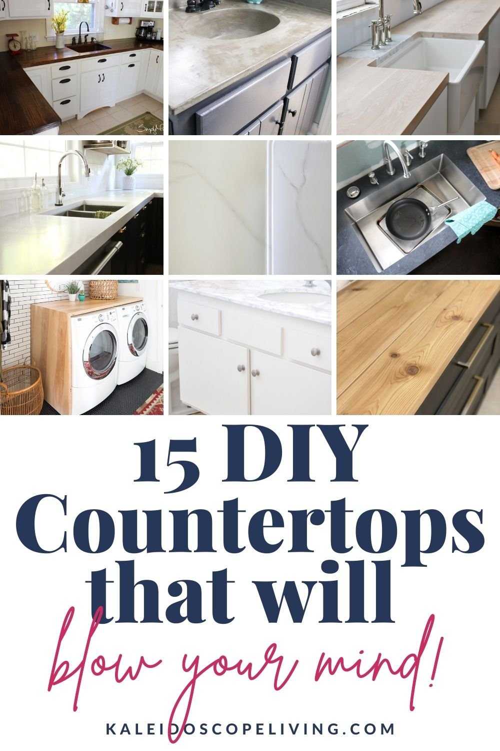 Affordable DIY Countertops That Will Blow Your Mind