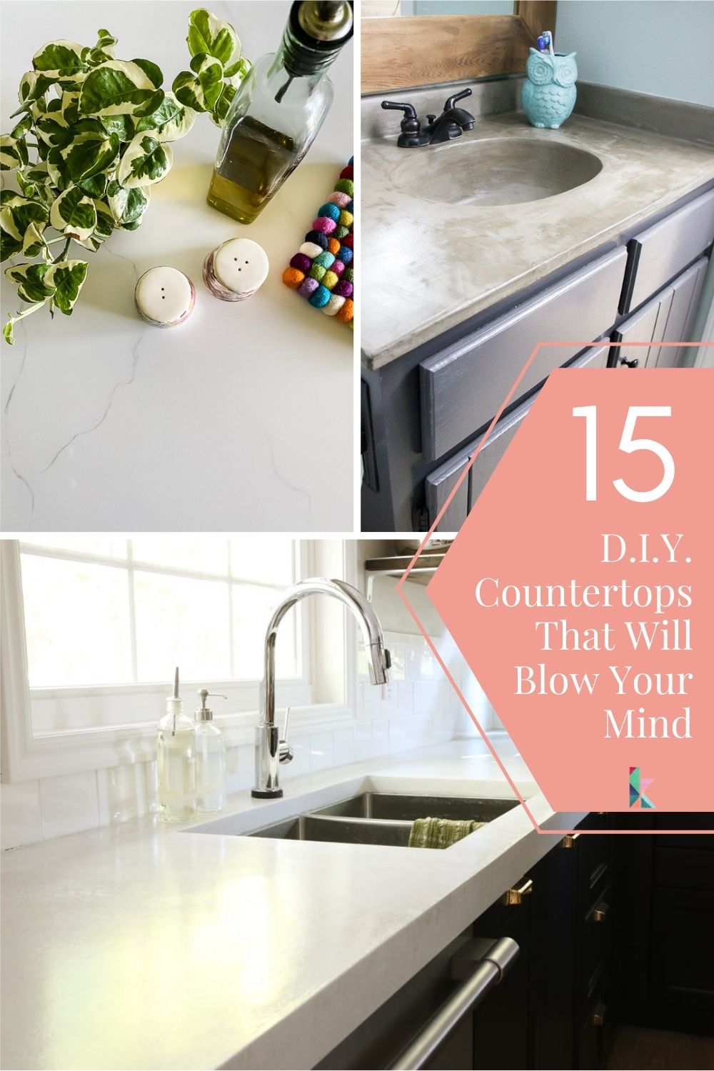 Affordable DIY Countertops That Will Blow Your Mind