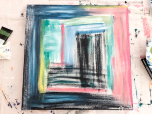 DIY Abstract Canvas Art That Anyone Can Make