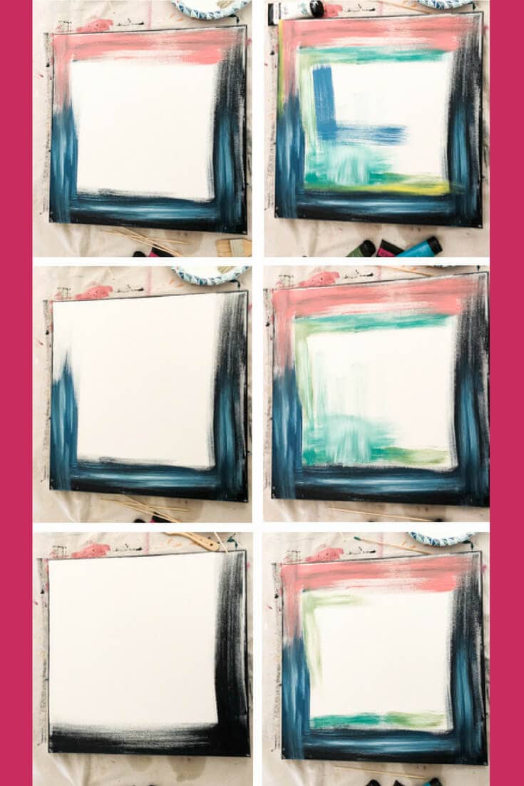 DIY Abstract Canvas Art That Anyone Can Make