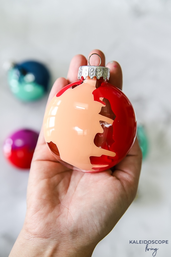Colorful & Easy DIY Christmas Ornaments | Kaleidoscope Living