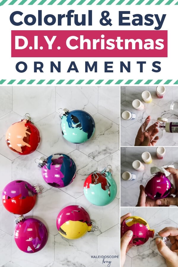 Colorful & Easy DIY Christmas Ornaments