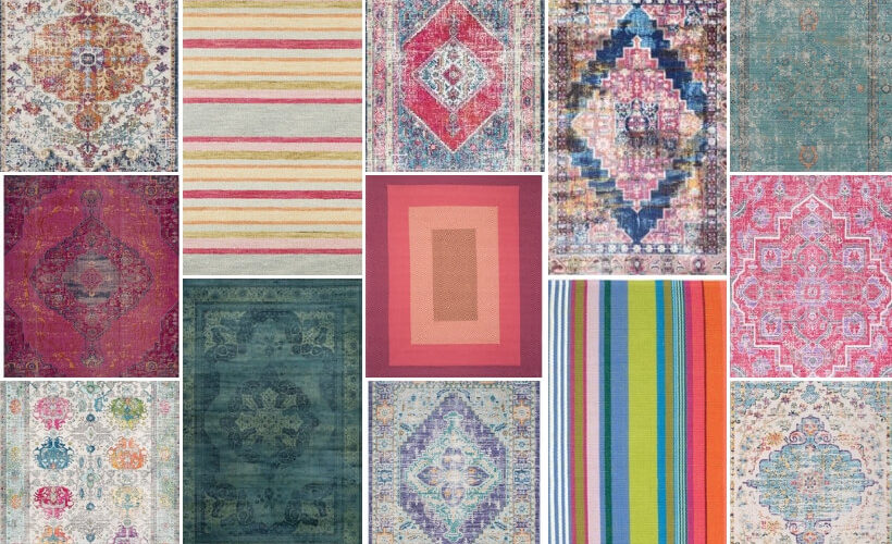 35 Colorful Area Rugs You Will Want to Decorate Around | Kaleidoscope ...