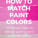 How to Match Paint Colors | Kaleidoscope Living