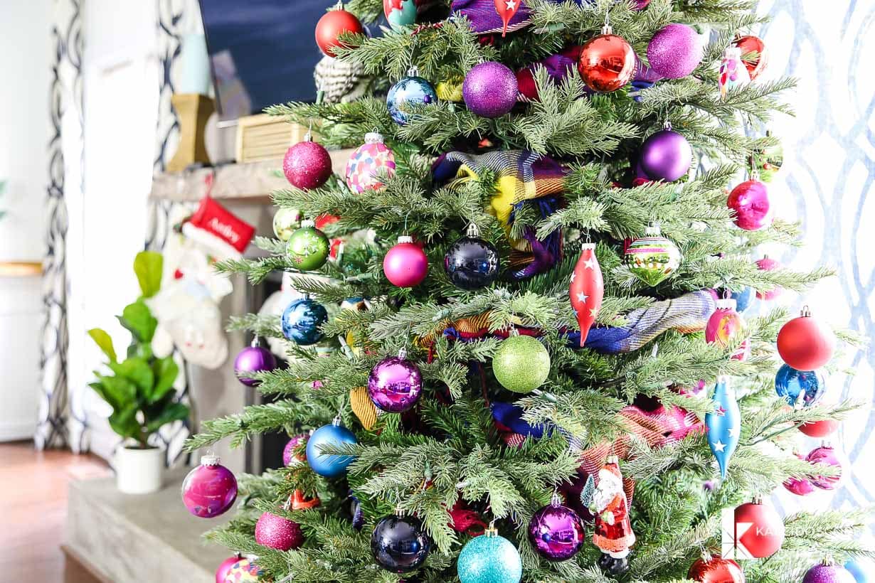 Bright, Bold & Colorful Christmas Tree