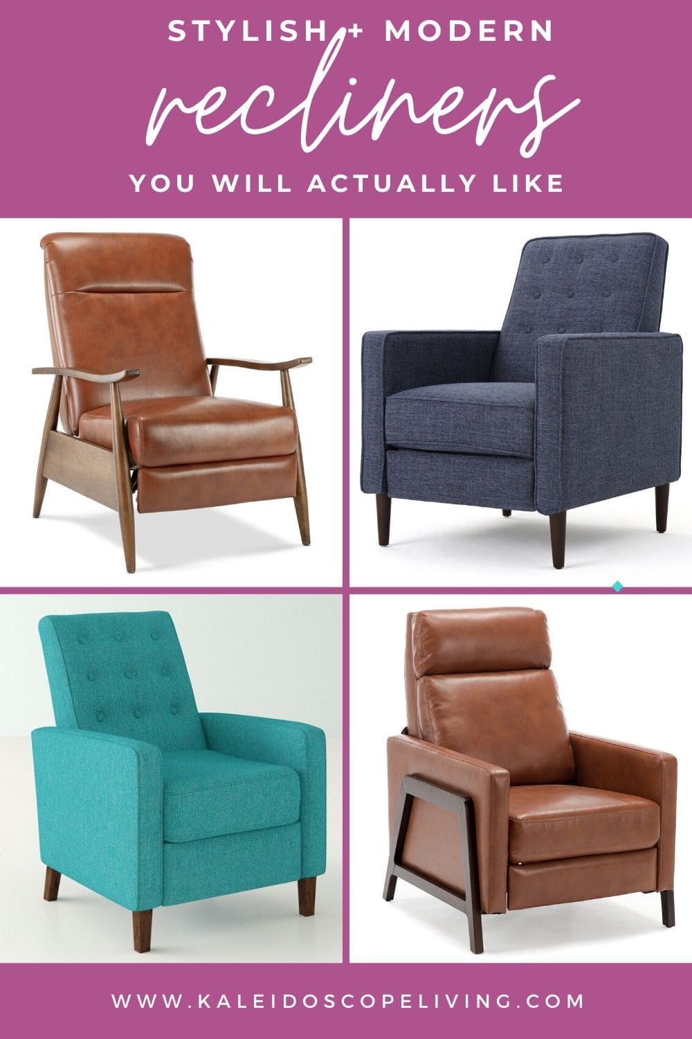 Stylish Recliners You Will Actually Want!