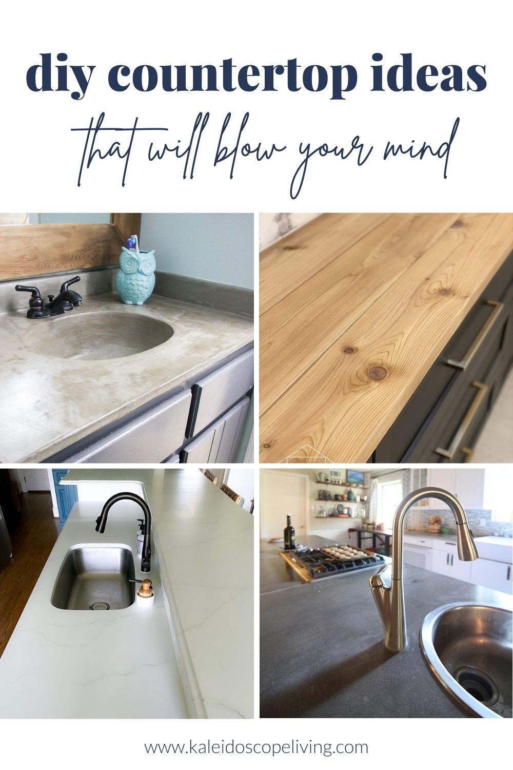 Affordable DIY Countertops That Will Blow Your Mind
