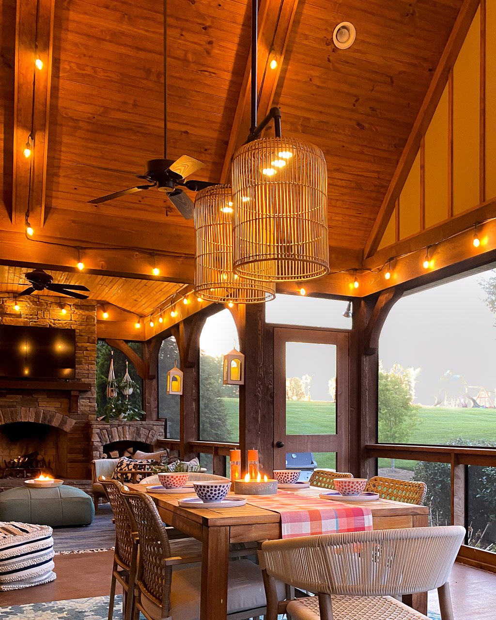 Make An Outdoor Chandelier DIY Outdoor Chandelier Housewife Eclectic