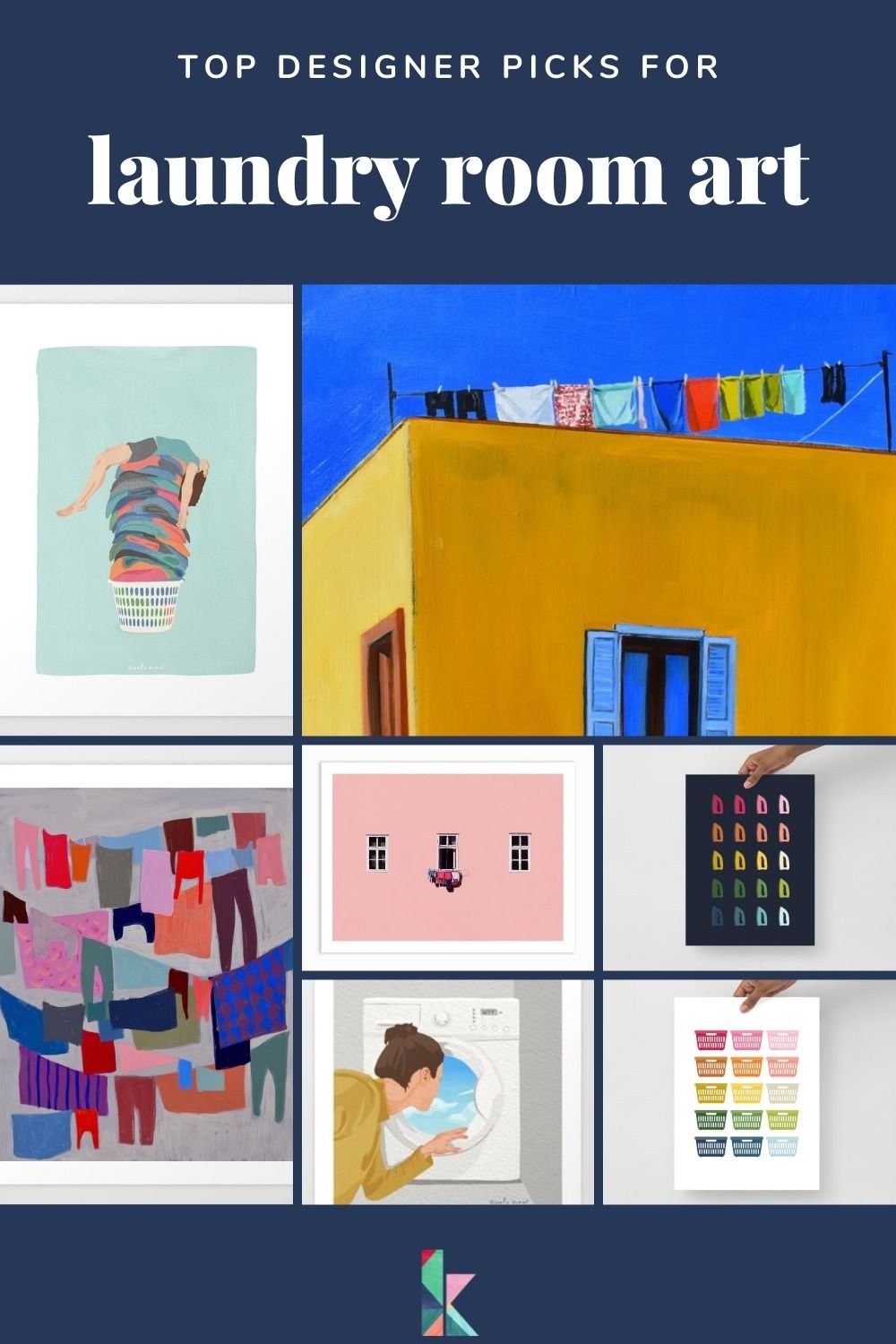 Laundry Room Art: Top Designer Picks