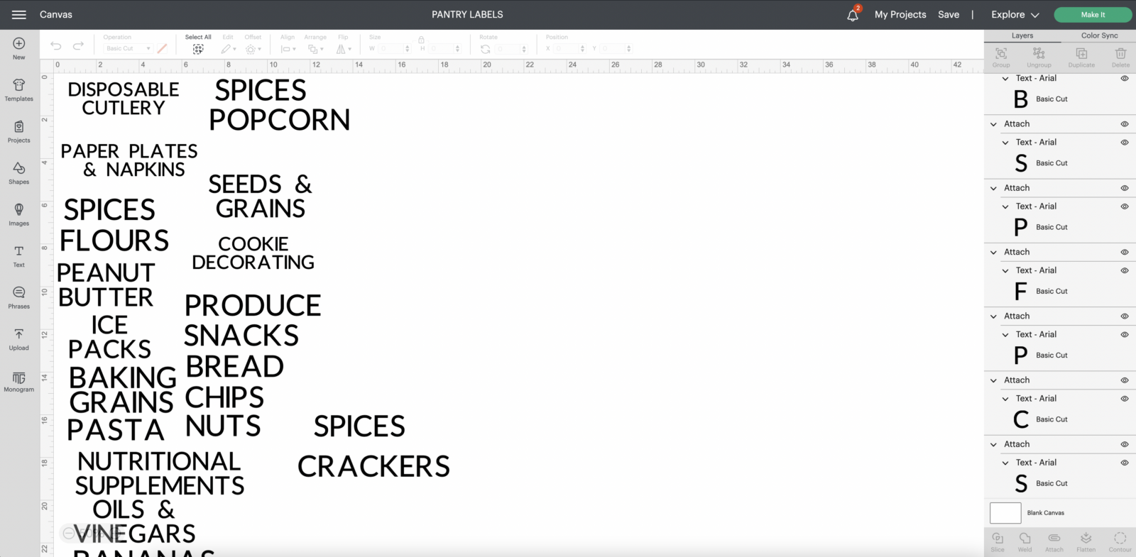 How To Make Labels With a Cricut Cutting Machine - My 2 Favorite Methods