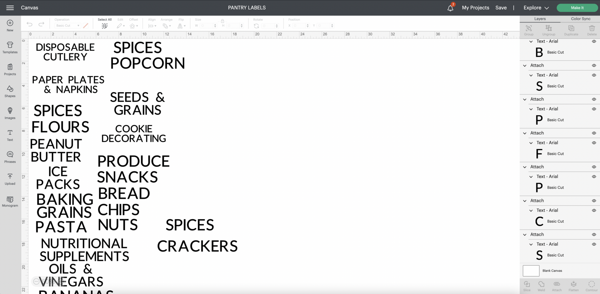 How To Make Labels With a Cricut Cutting Machine - My 2 Favorite Methods