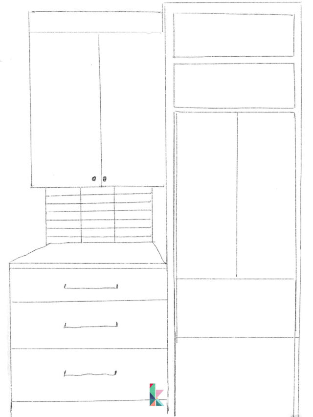 Built-in Office Turned DIY Butler's Pantry
