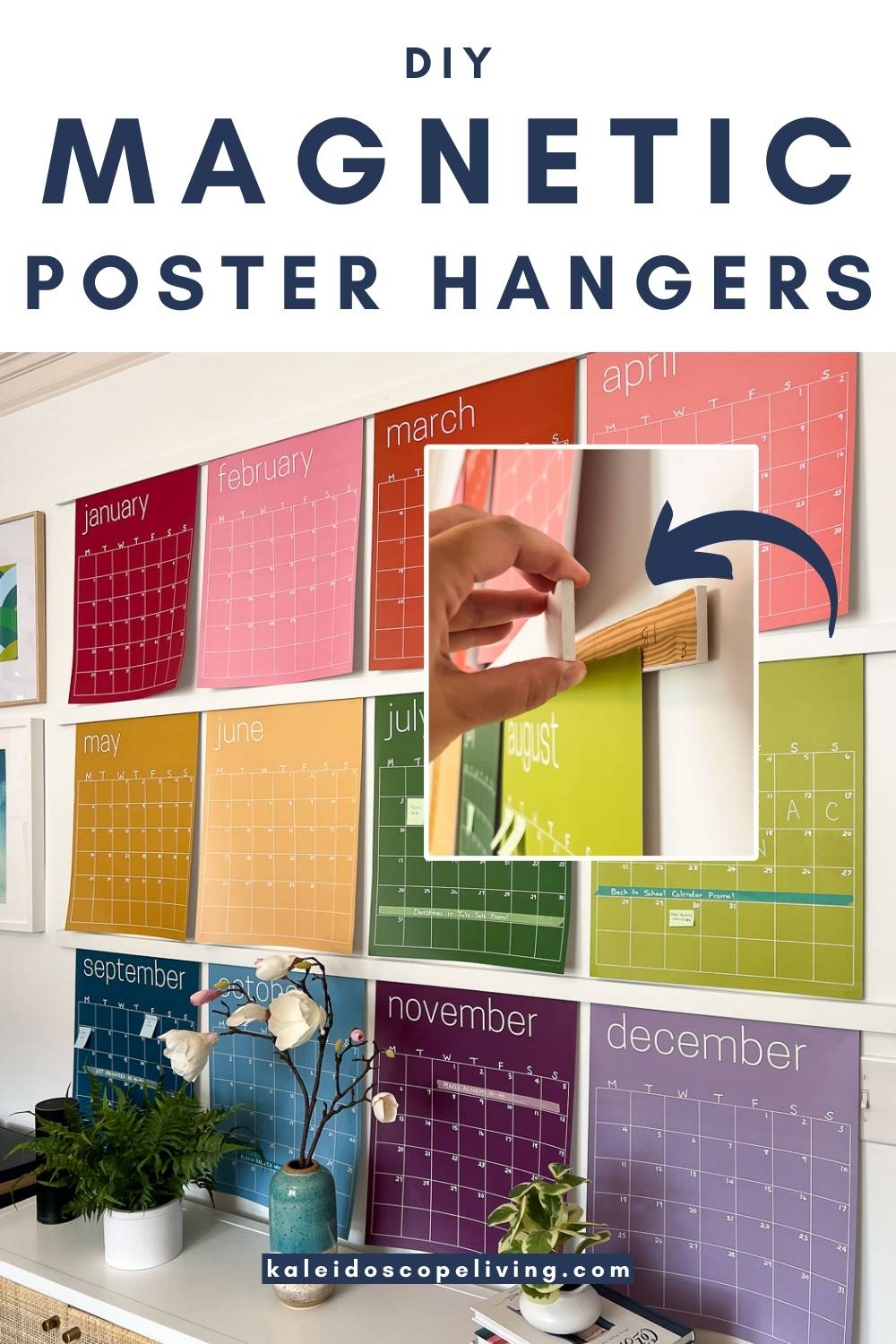 DIY Magnetic Poster Hangers