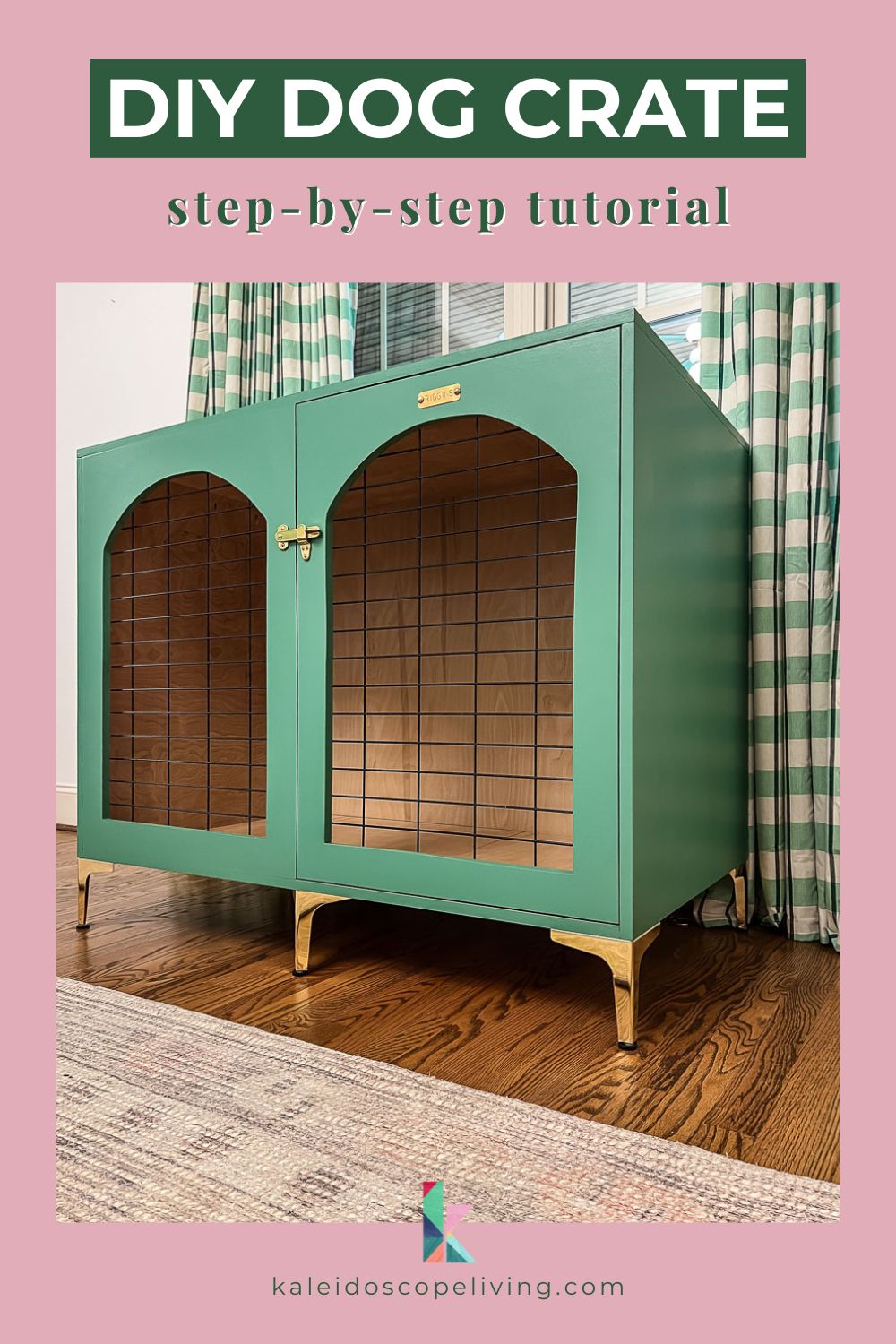 How to Make a DIY Dog Crate that Looks Like Furniture