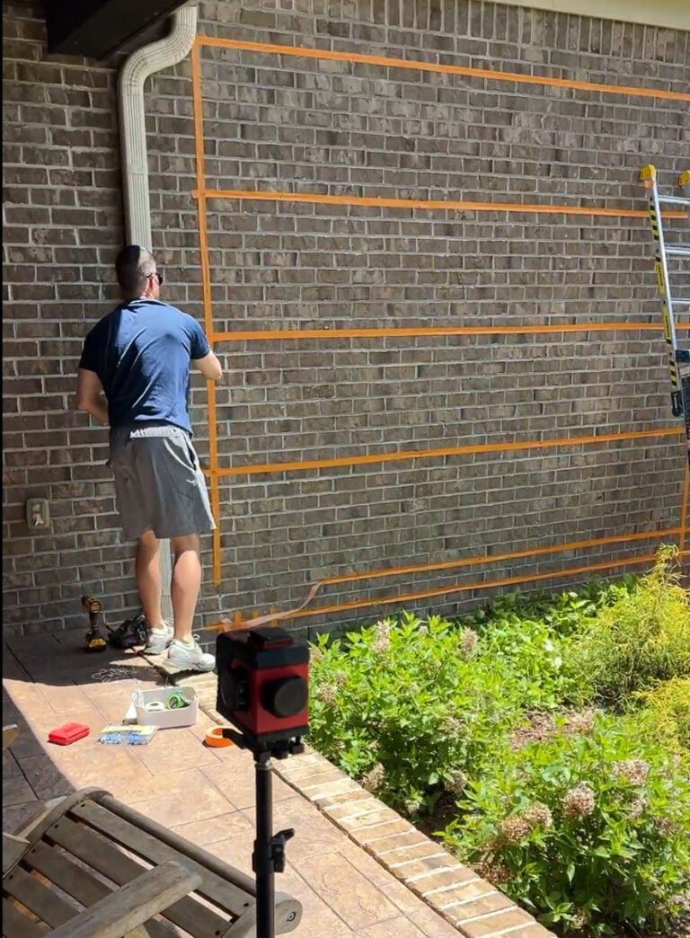 DIY Diamond Wire Trellis for a Vine
