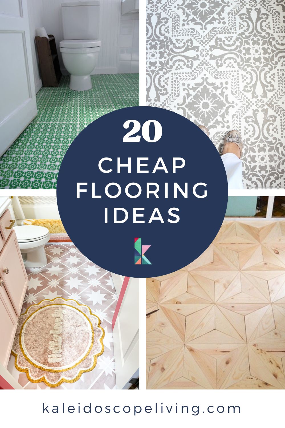 20 Stylish But Cheap Flooring Ideas (With Lots of Photos)